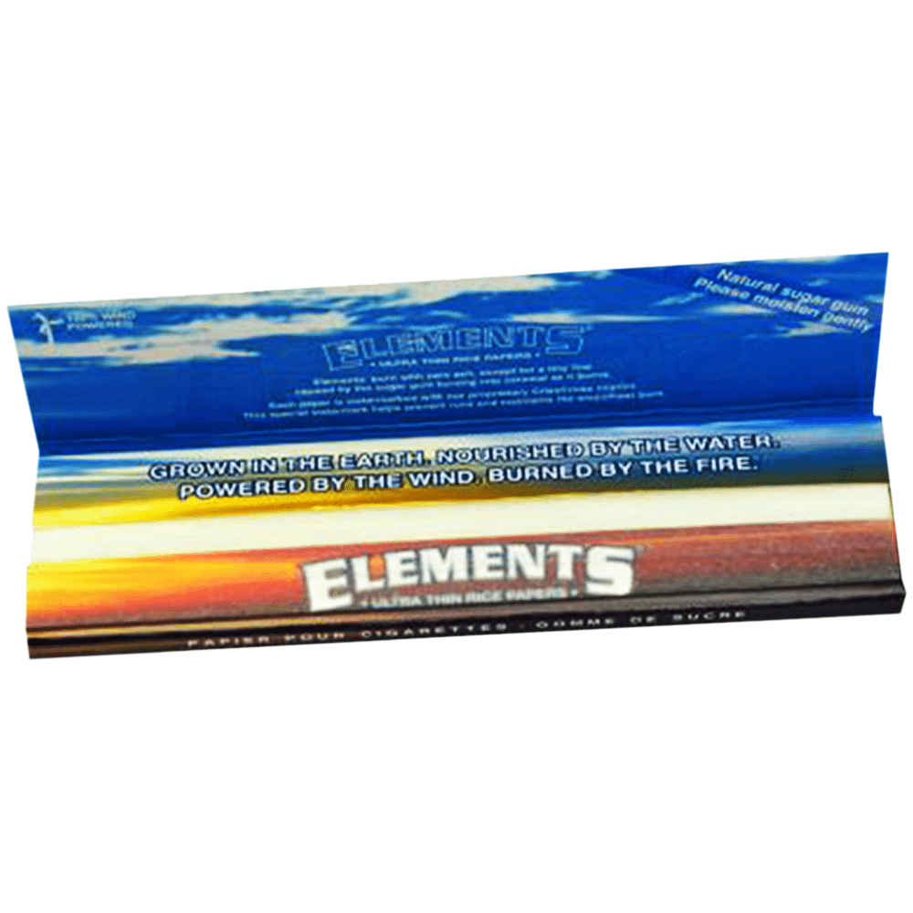 ELEMENT'S KING SIZE ULTRA THIN RICE ROLLING PAPERS | Rolling Ace