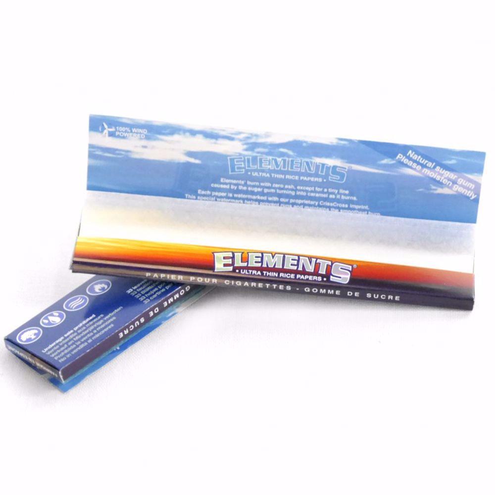 ELEMENT'S KING SIZE SLIM ULTRA THIN RICE ROLLING PAPERS | Rolling Ace
