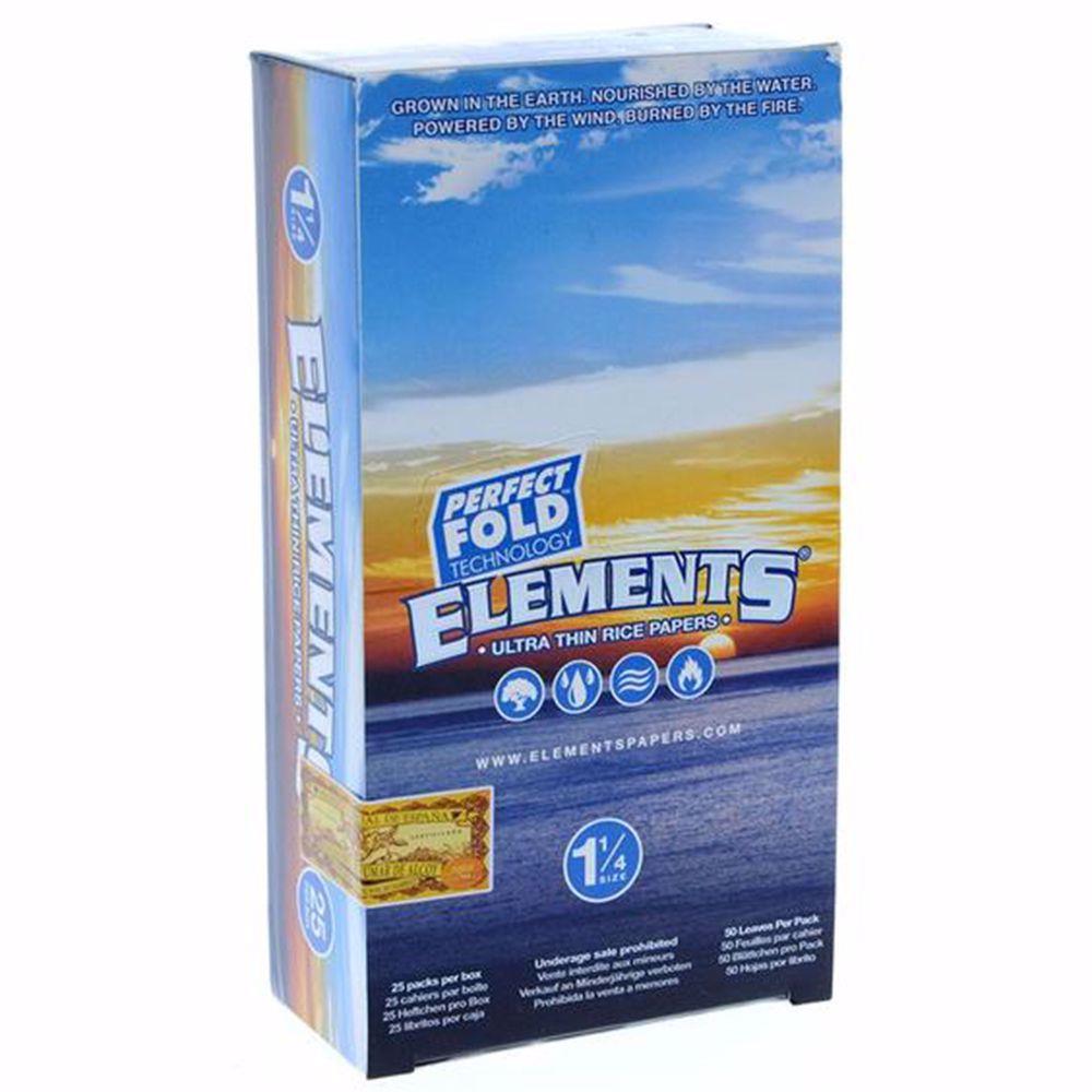 Elements 1 1/4 Size Perfect Fold Ultra Thin Rolling Papers | Rolling Ace