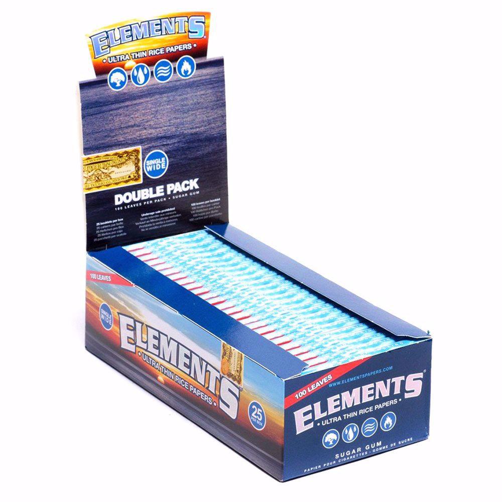 Element's Single Wide - Double Window Rolling Papers | Rolling Ace