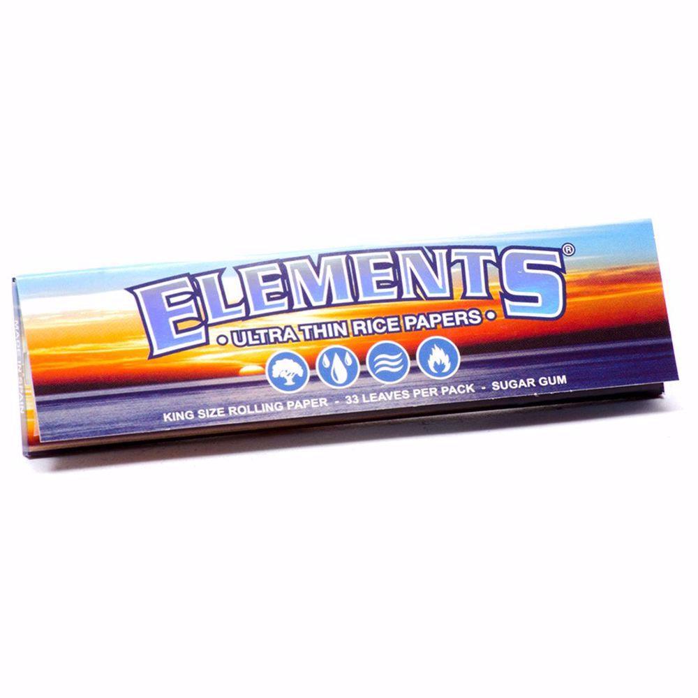 ELEMENT'S KING SIZE ULTRA THIN RICE ROLLING PAPERS | Rolling Ace