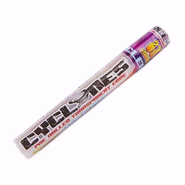 CYCLONES CLEAR PURPLE UNKNOWN FLAVOR PRE ROLLED TRANSPARENT CONES ...