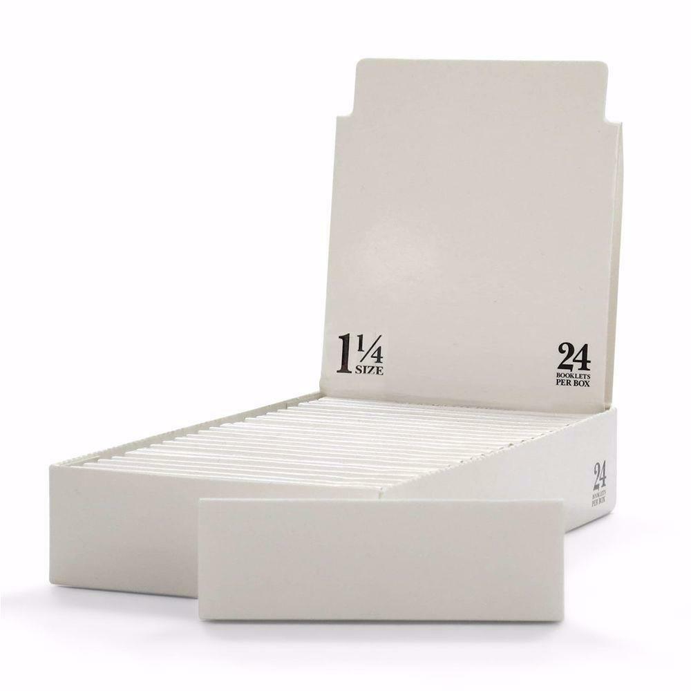 PLAIN WHITE 1 1/4 SIZE ROLLING PAPERS | Rolling Ace
