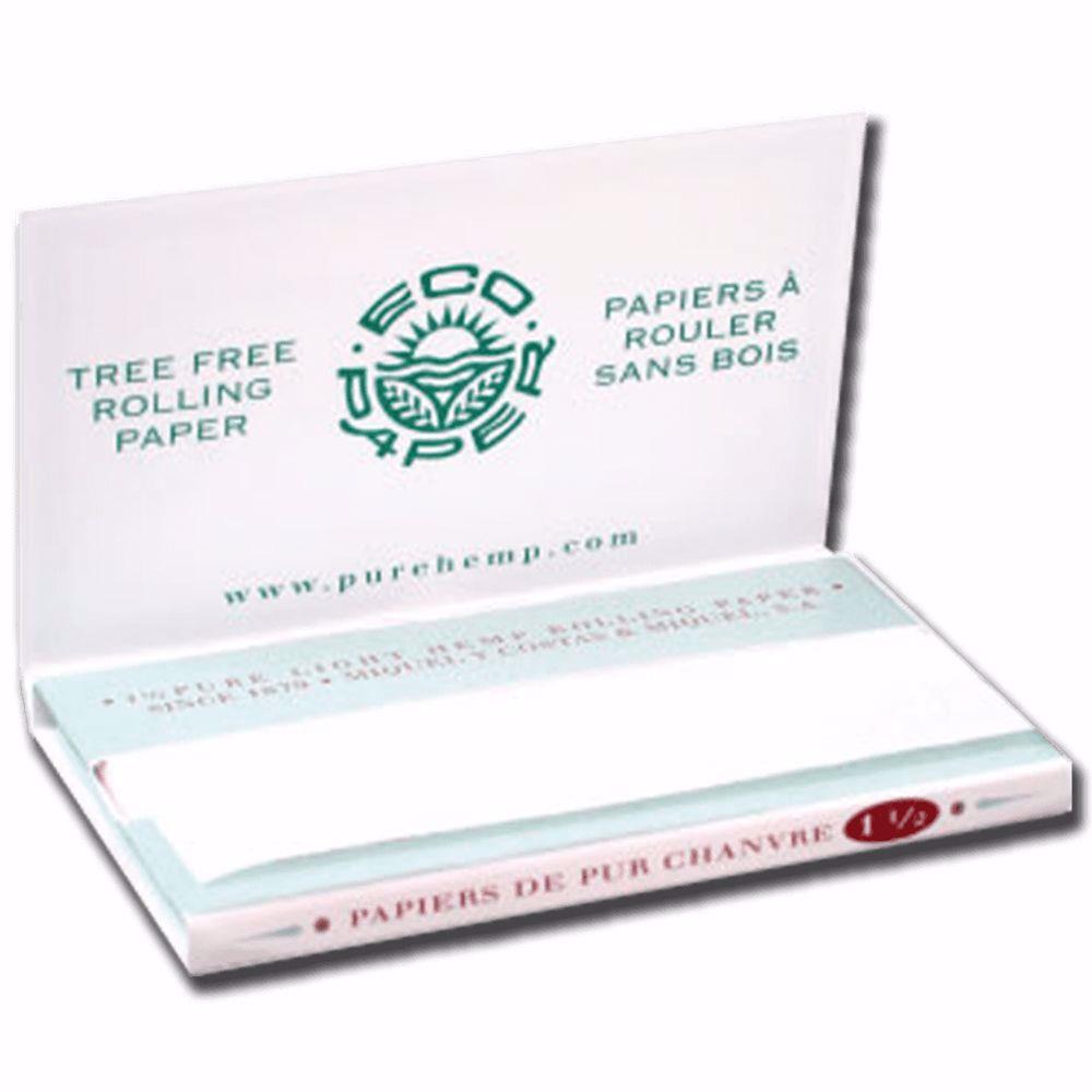 PURE HEMP 1 1/2 SIZE ROLLING PAPERS | Rolling Ace