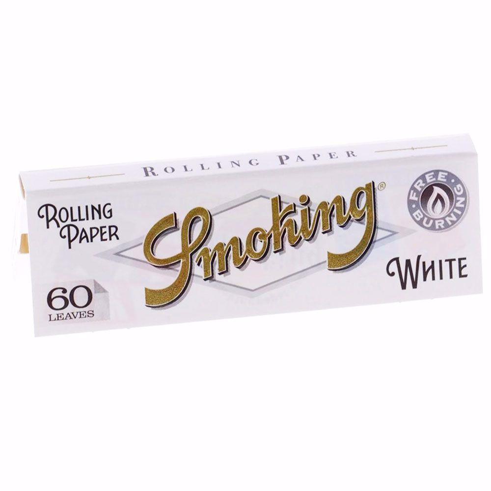 SMOKING #8 WHITE SINGLE WIDE ROLLING PAPERS | Rolling Ace