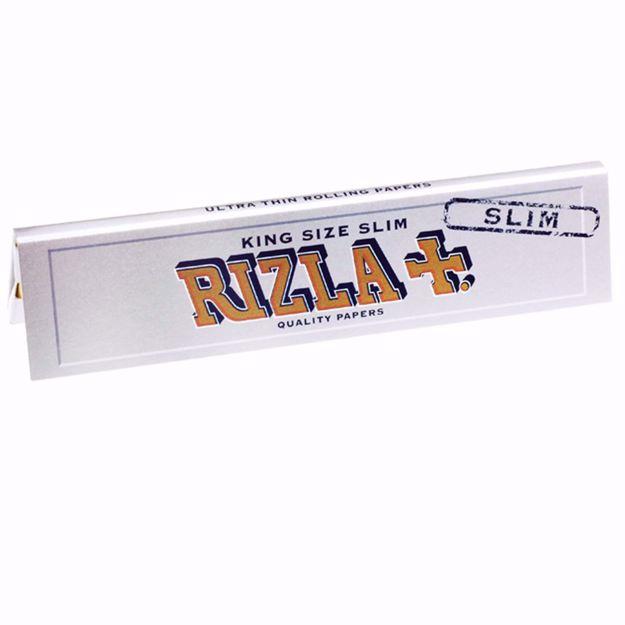 RIZLA SILVER KING SIZE SLIM ROLLING PAPERS | Rolling Ace