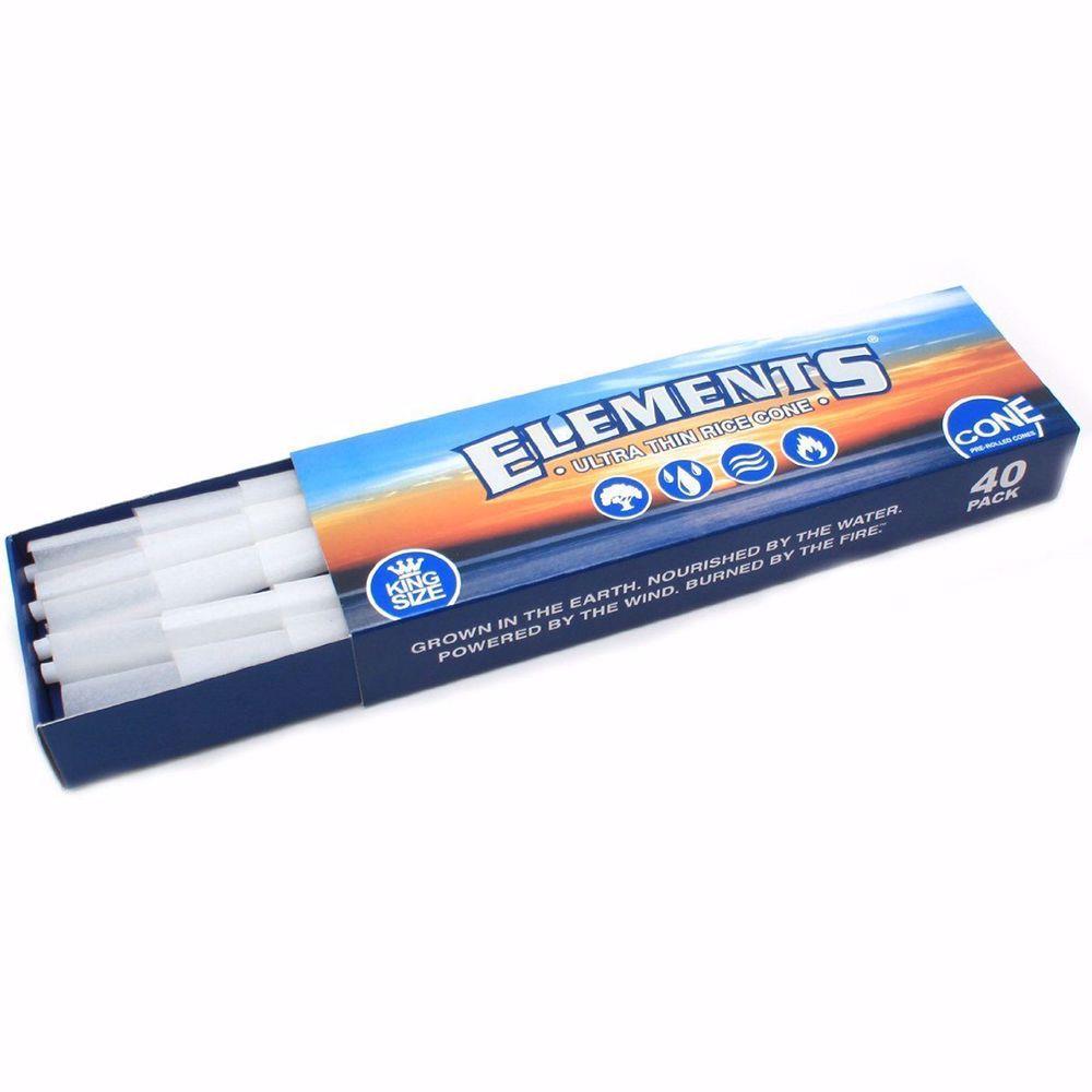 Elements Ultra Thin King Size Pre-Rolled Cones | Rolling Ace