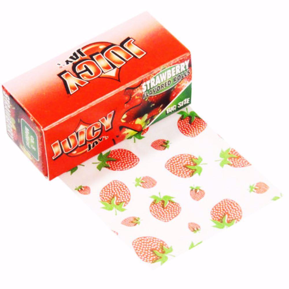 JUICY JAYS STRAWBERRY FLAVOURED ROLL 1 1/2 SIZE | Rolling Ace