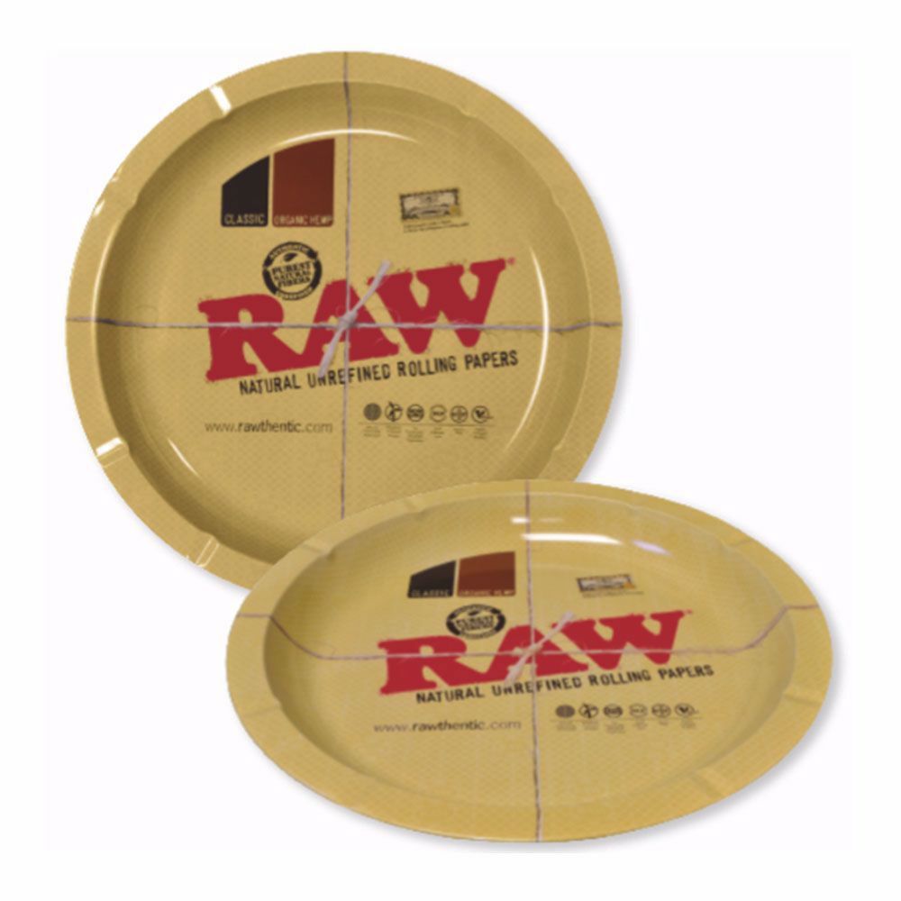 Raw Round Rolling Tray • 12 Inch | Rolling Ace