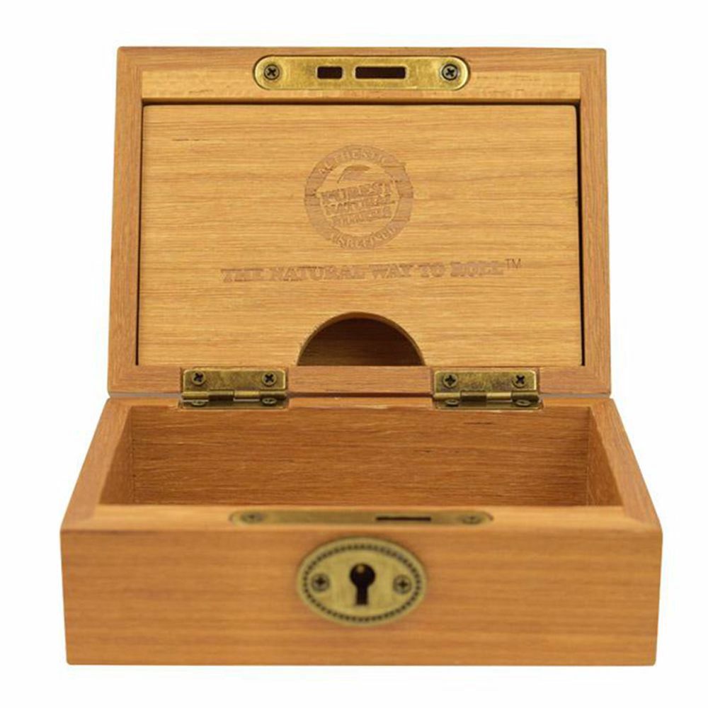 Raw Naturawl Teakwood Smoker's Box | Rolling Ace