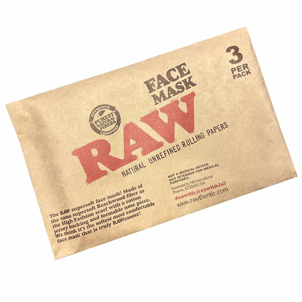 Raw Face Mask • Pack Of 3 | Rolling Ace