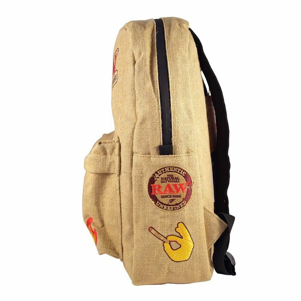 Raw Burlap Smell Proof Bag • Style 1 | Rolling Ace