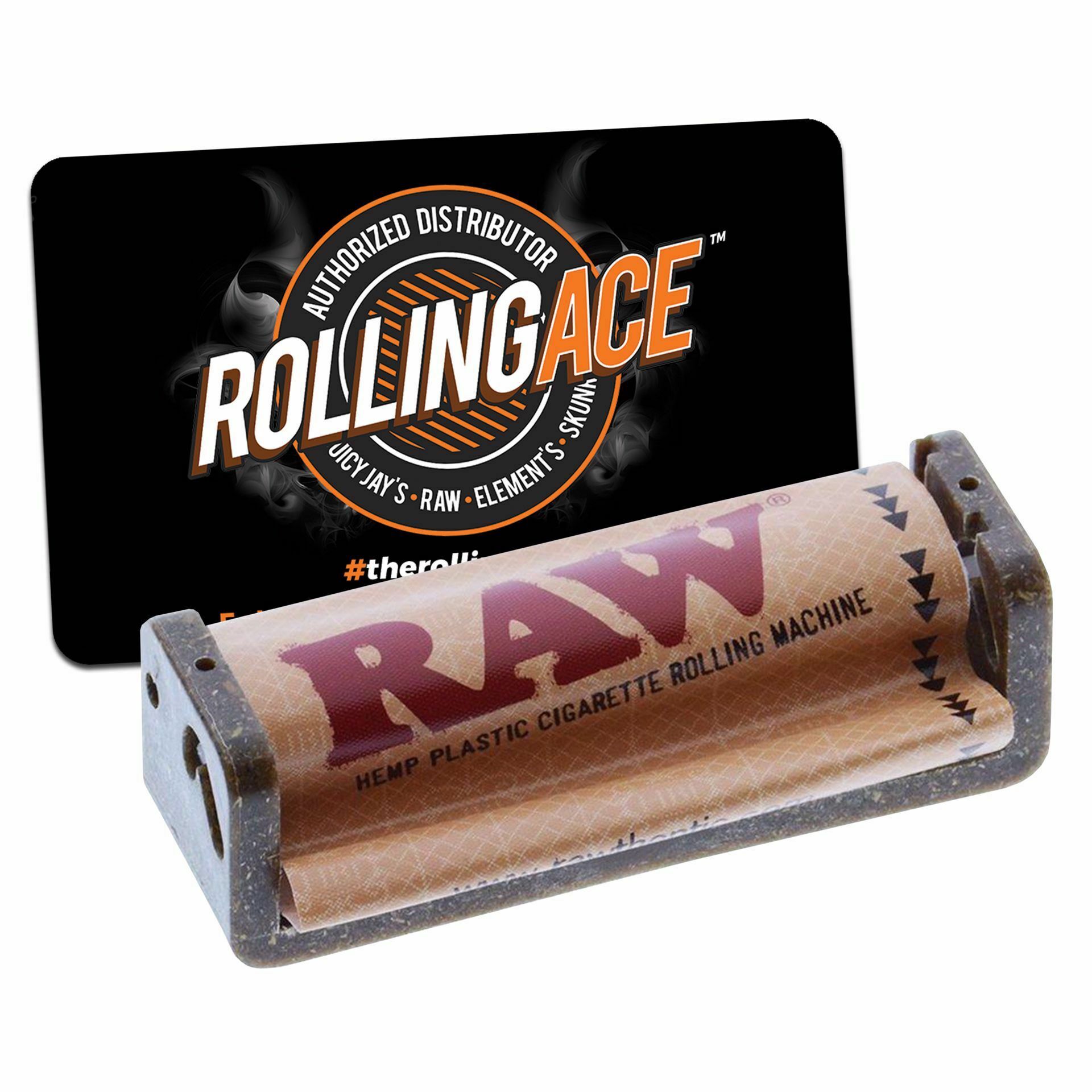 Raw Single Wide Black Bundle with Tray | Rolling Ace